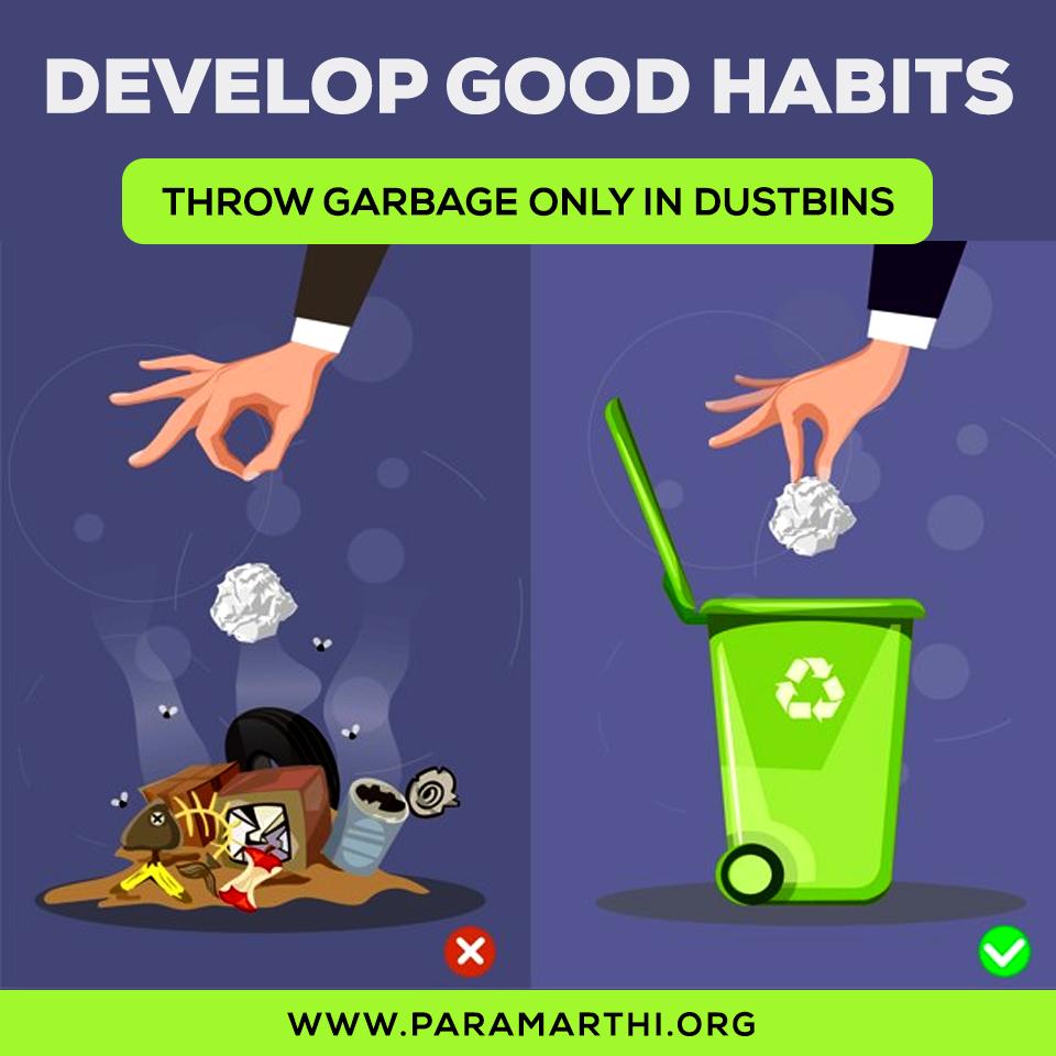 Picture Of Throwing Garbage Anywhere