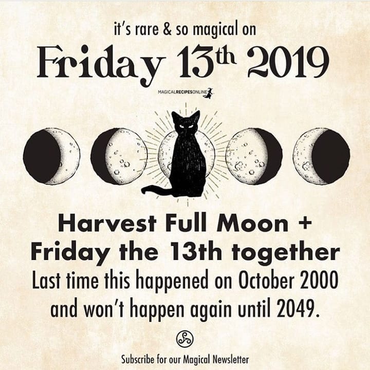 Happy Friday The 13th Full Moon Did You Know “Before Patriarchal