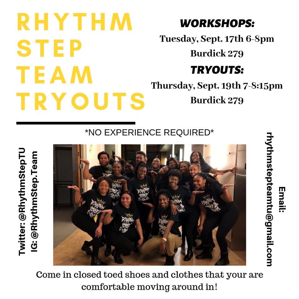 Step Team Tryouts Flyer