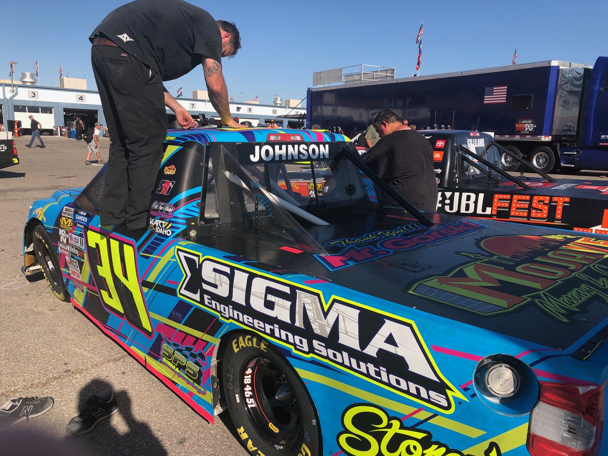 Iwuji out, Justin Johnson in tonight. : r/NASCAR