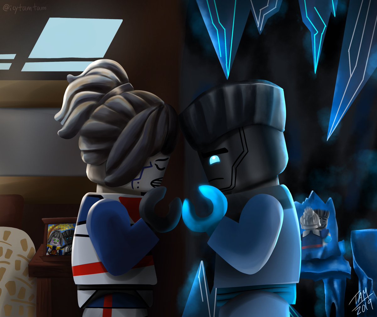 Ninjago Zane And Pixel Kiss