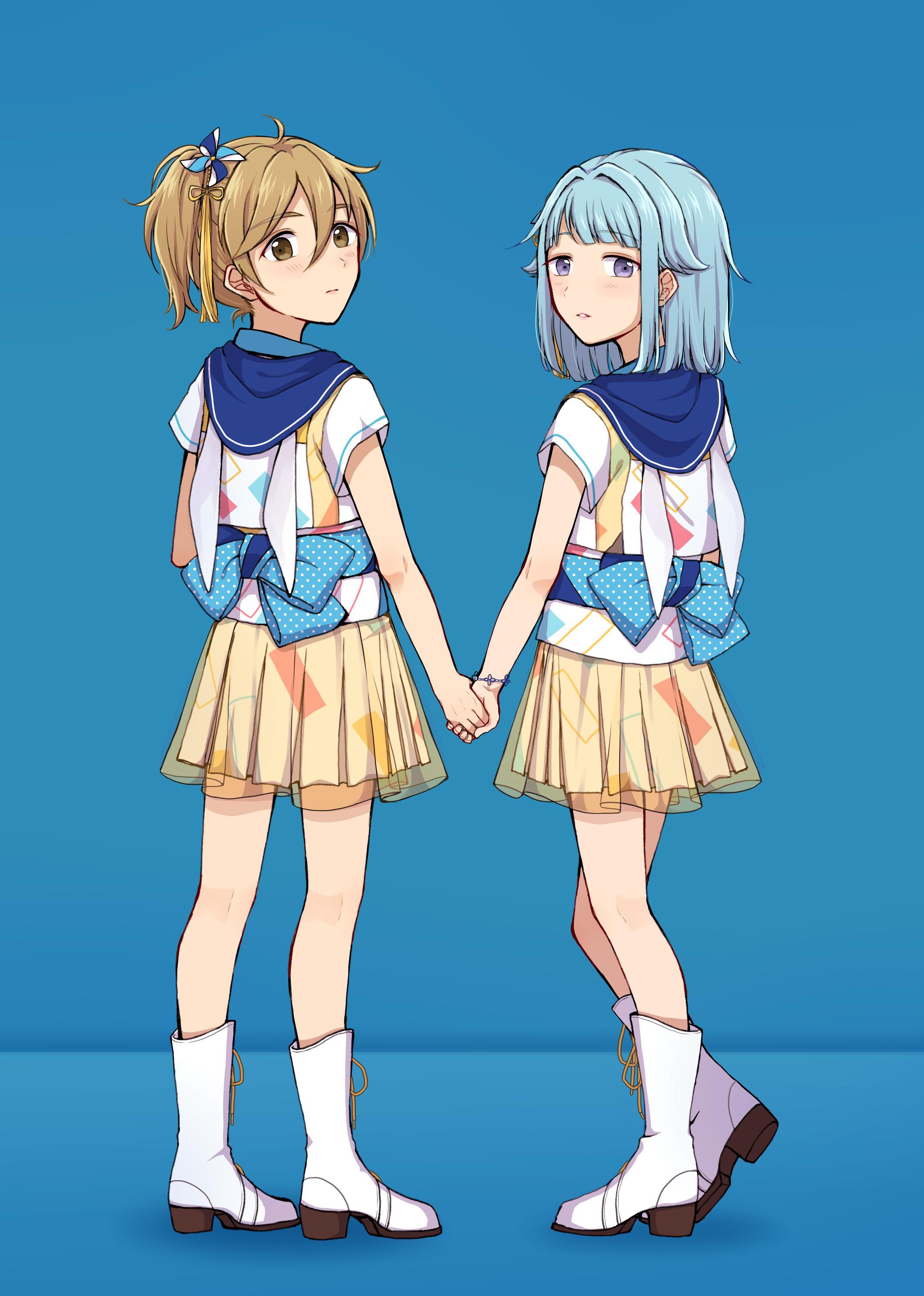 🌻有嶋🐹 on Twitter: "去年の9月に発行したこちらの女体化Ra*bitsイラスト本の中身です～！ ①アルバム衣装、七夕衣装、3rdシングル衣装♀ https://t.co ...