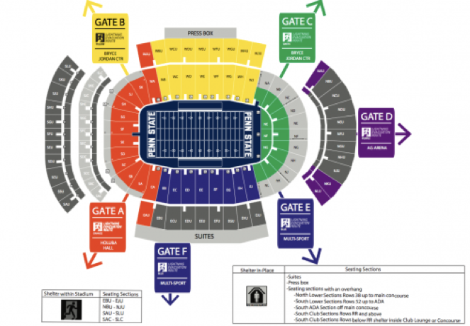 Gate F Beaver Stadium