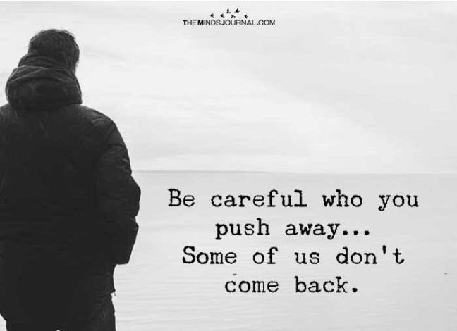 When People Push You Away