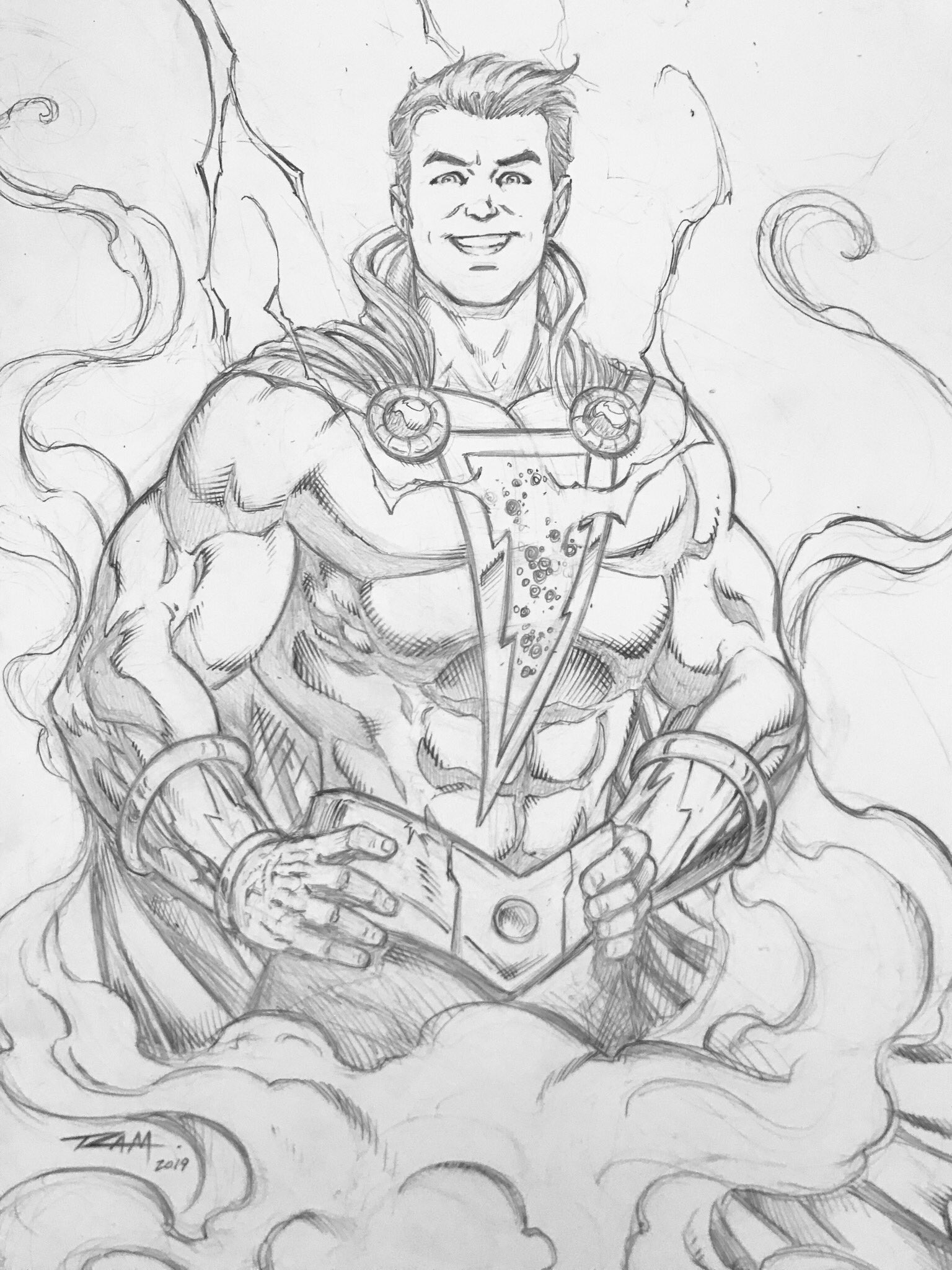 Shazam Coloring Pages