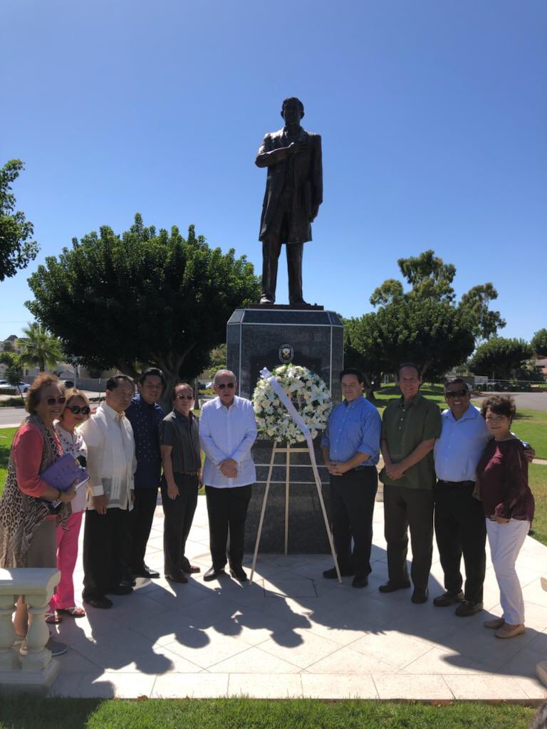 Jose Rizal Monument Carson Ca