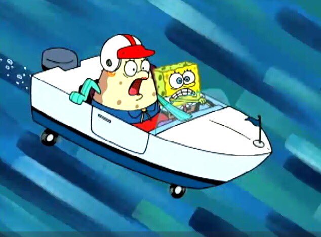 Spongebob Boat Car