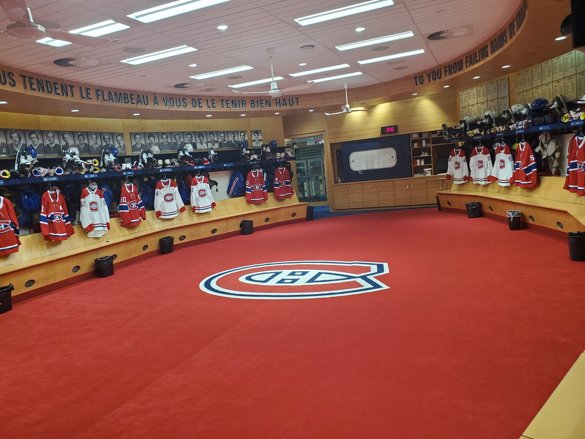 Montreal Canadiens Locker Room Quote