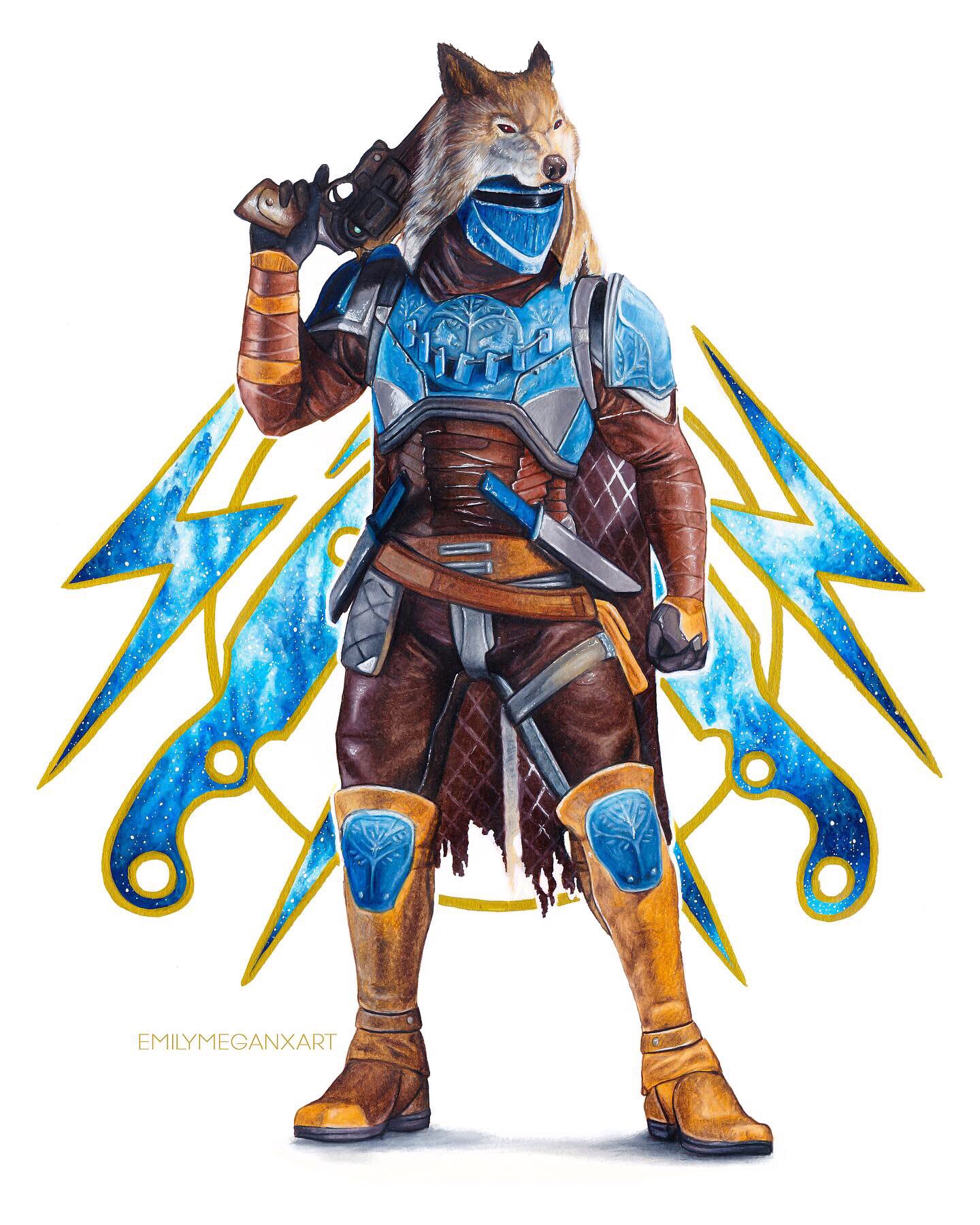 Destiny Hunter Wolf Armor