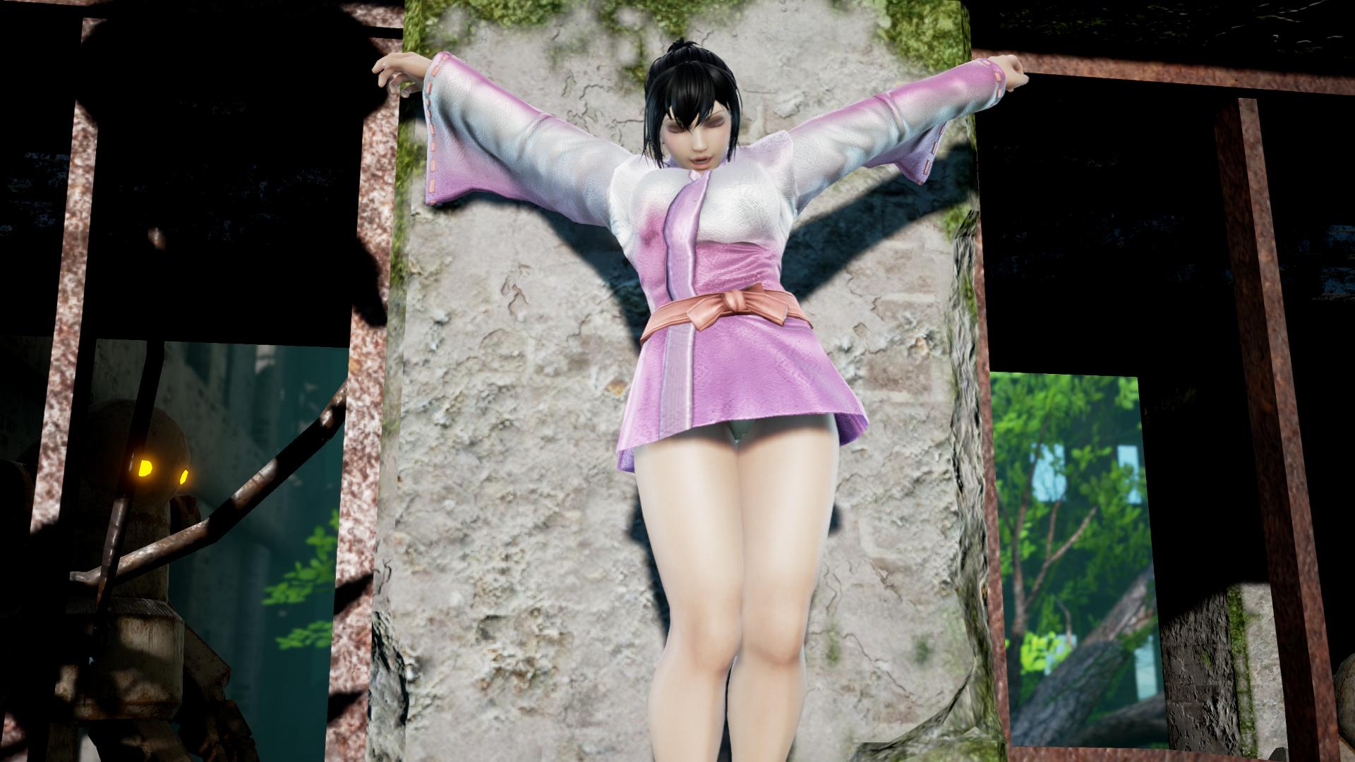 ｼ中田かげめ On Twitter リョナ 磔にされるこころちゃん。え？doa6でやれ？ キャ、キャリバーでやるから意味があるんだよ
