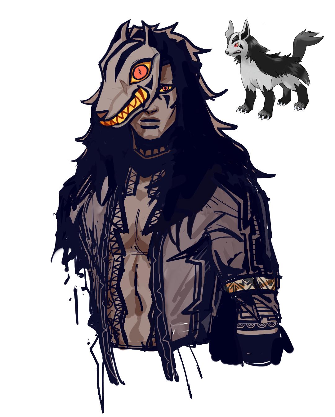 Mightyena Gijinka