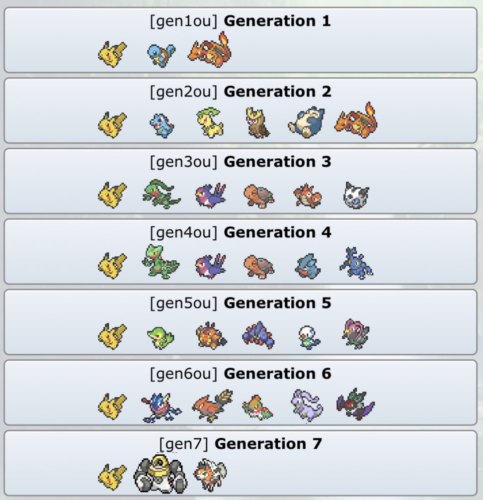 Pokemon Ash Pokemon Team