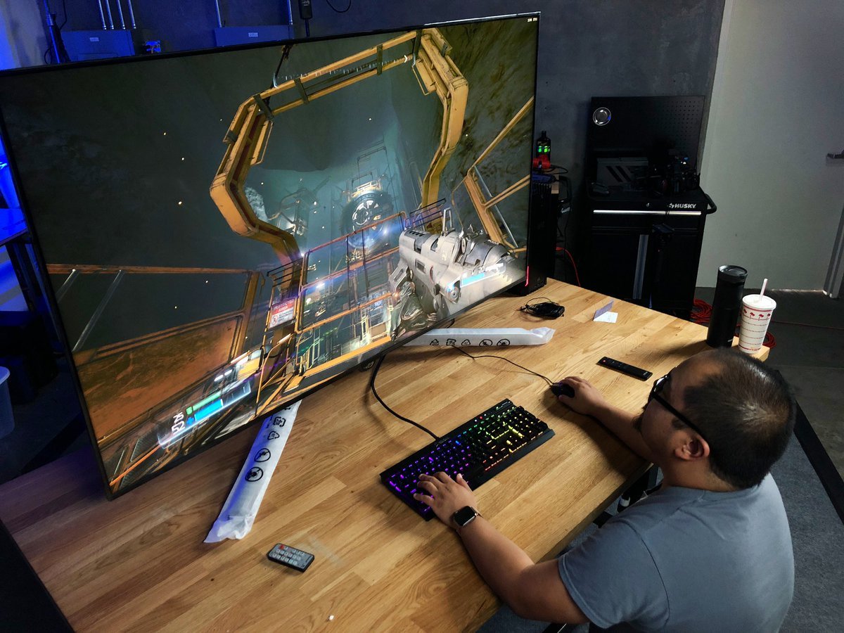 ROG Global on X Unboxing the biggest gaming monitor ever ROGSwift PG65UQ BFGD. Watch now on JayzTwoCents YouTube channel https t p2WynXpc8n https t IbwnuKxwAG X