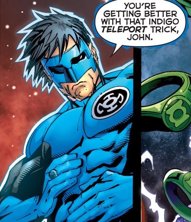 Kyle Rayner Indigo Lantern