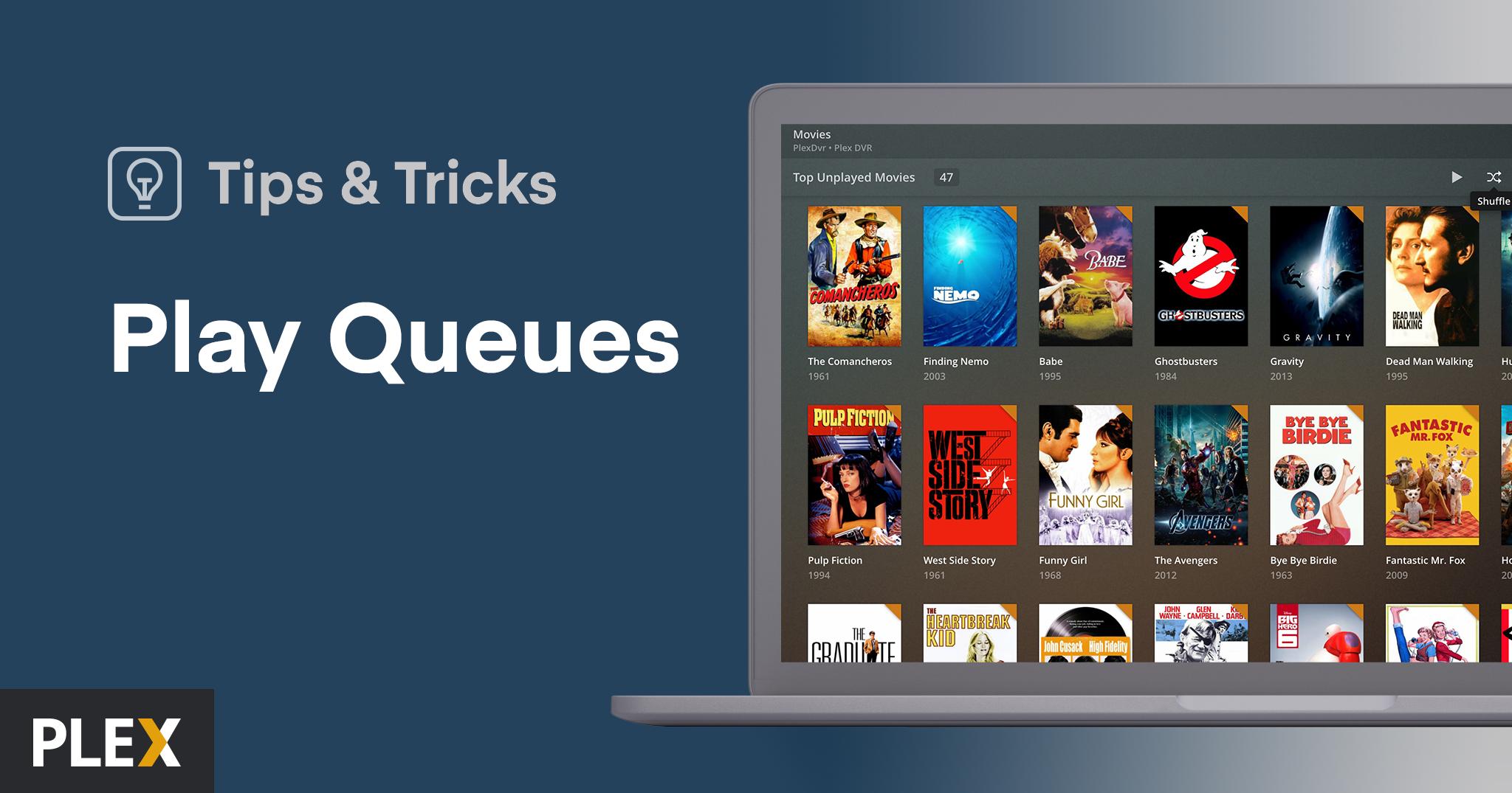 Plex on Twitter: "Play Queues allow you to tee up videos and music for continuous playback ...