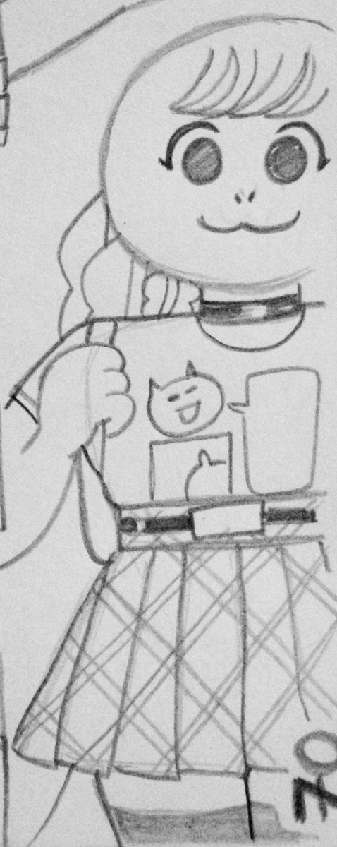 「Little cute Axey doodle I drew earlier. 」💀Grim Donkus💀の漫画