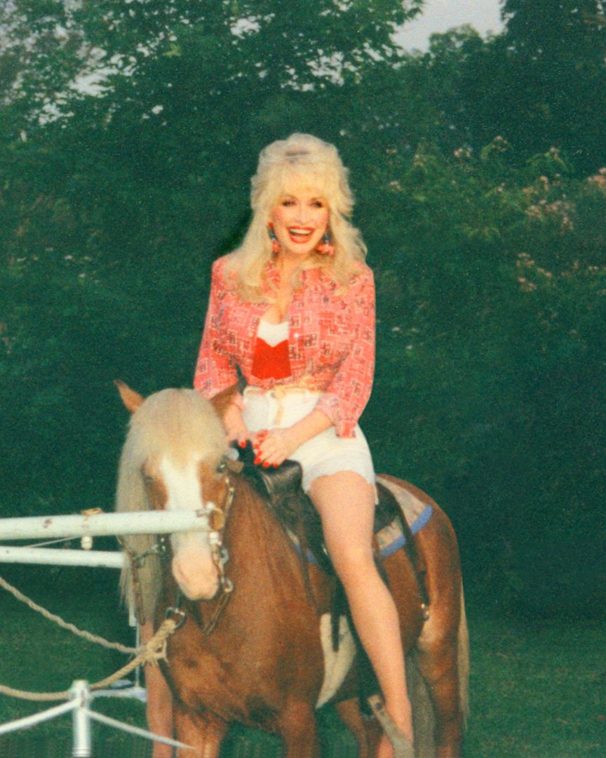 Dolly Parton Riding