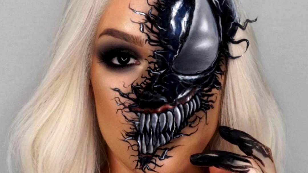 Venom Halloween Makeup