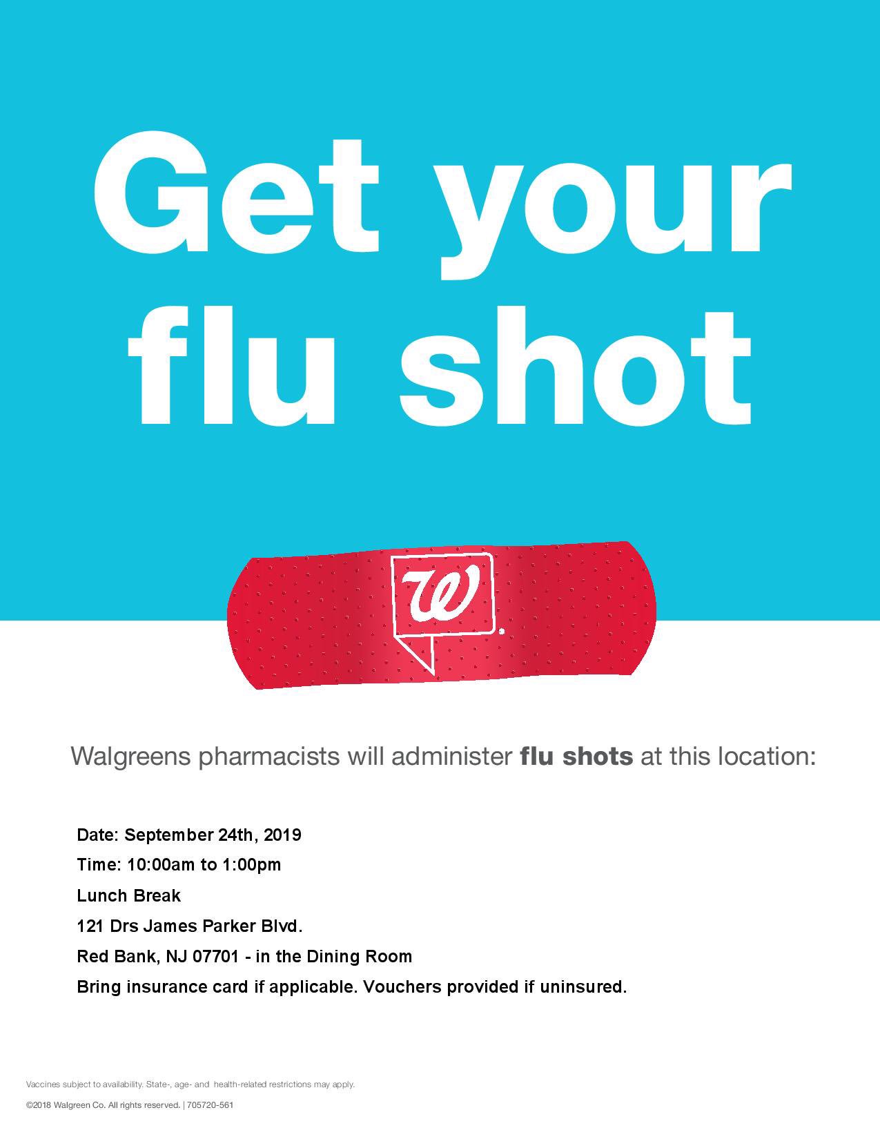 Walgreens Flu Shot Flyer