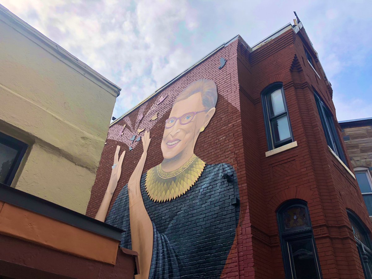 New RBG mural in D.C. by @rose_inks - Democratic Underground Forums