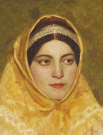 Jewish Woman Painting