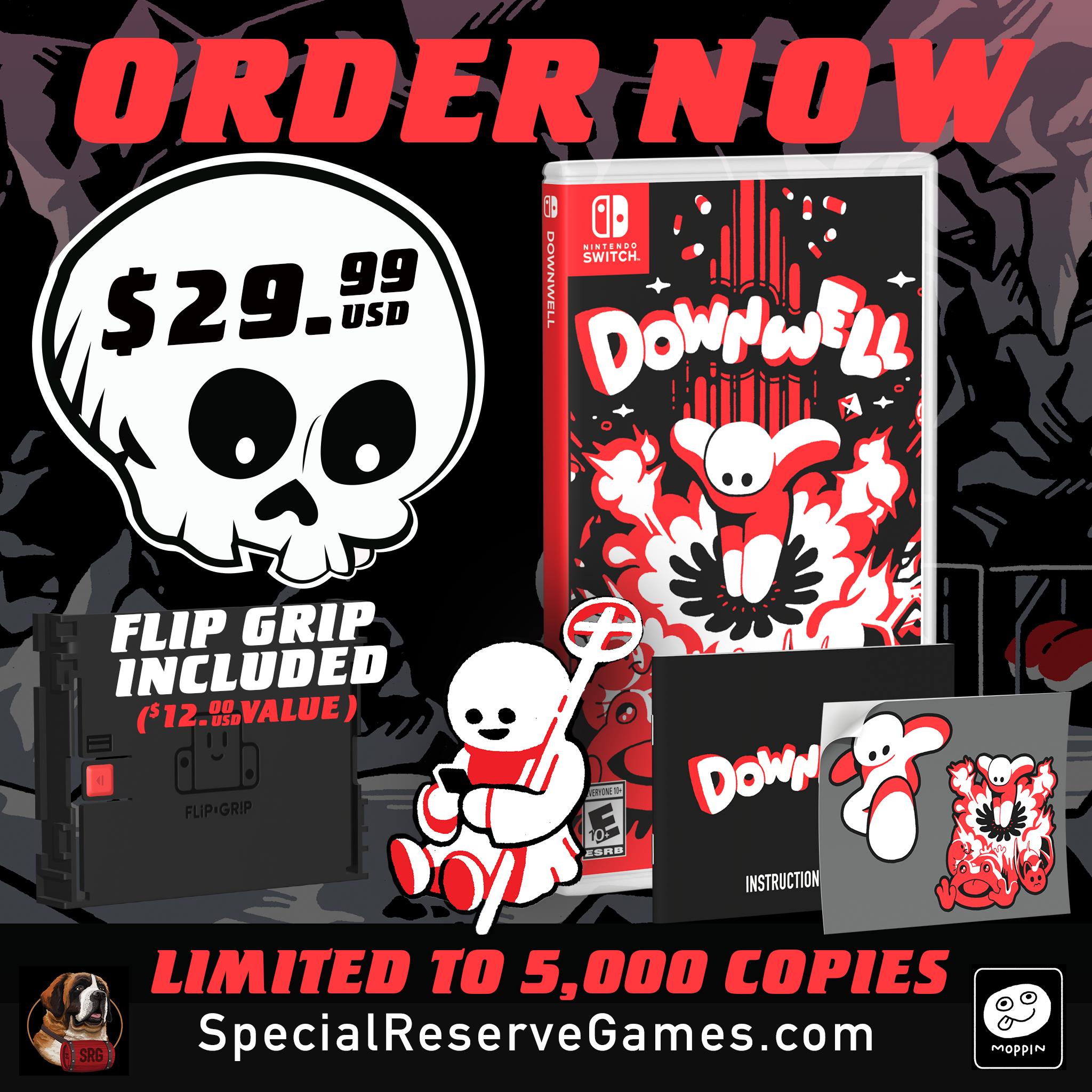 Devolver Digital on Twitter: "Downwell boxed edition for Nintendo Switch and PS4 from ...
