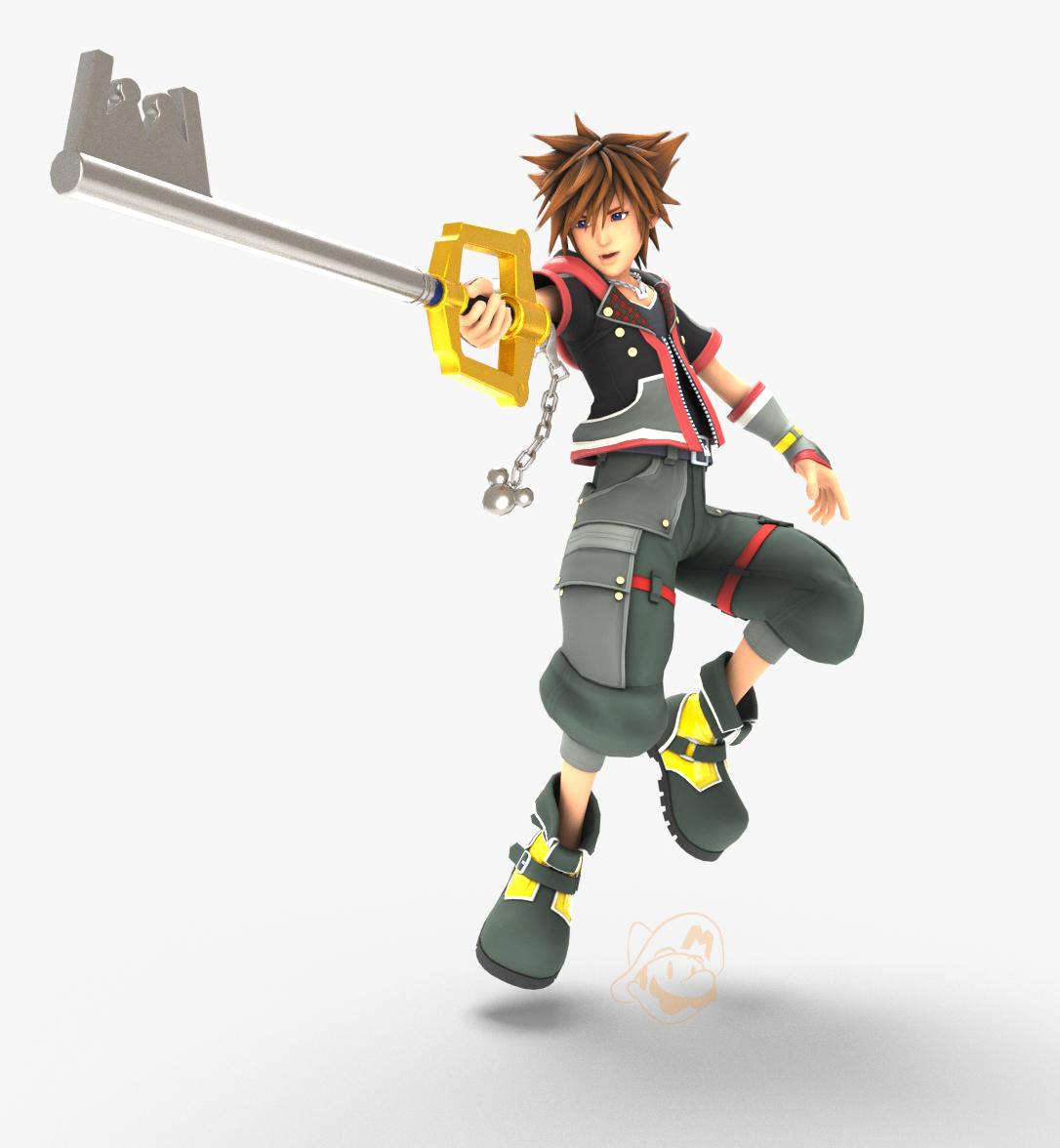 Kingdom Hearts 3 Sora Render