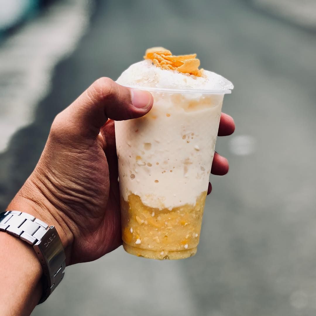 Mais Con Yelo In Plastic Cup