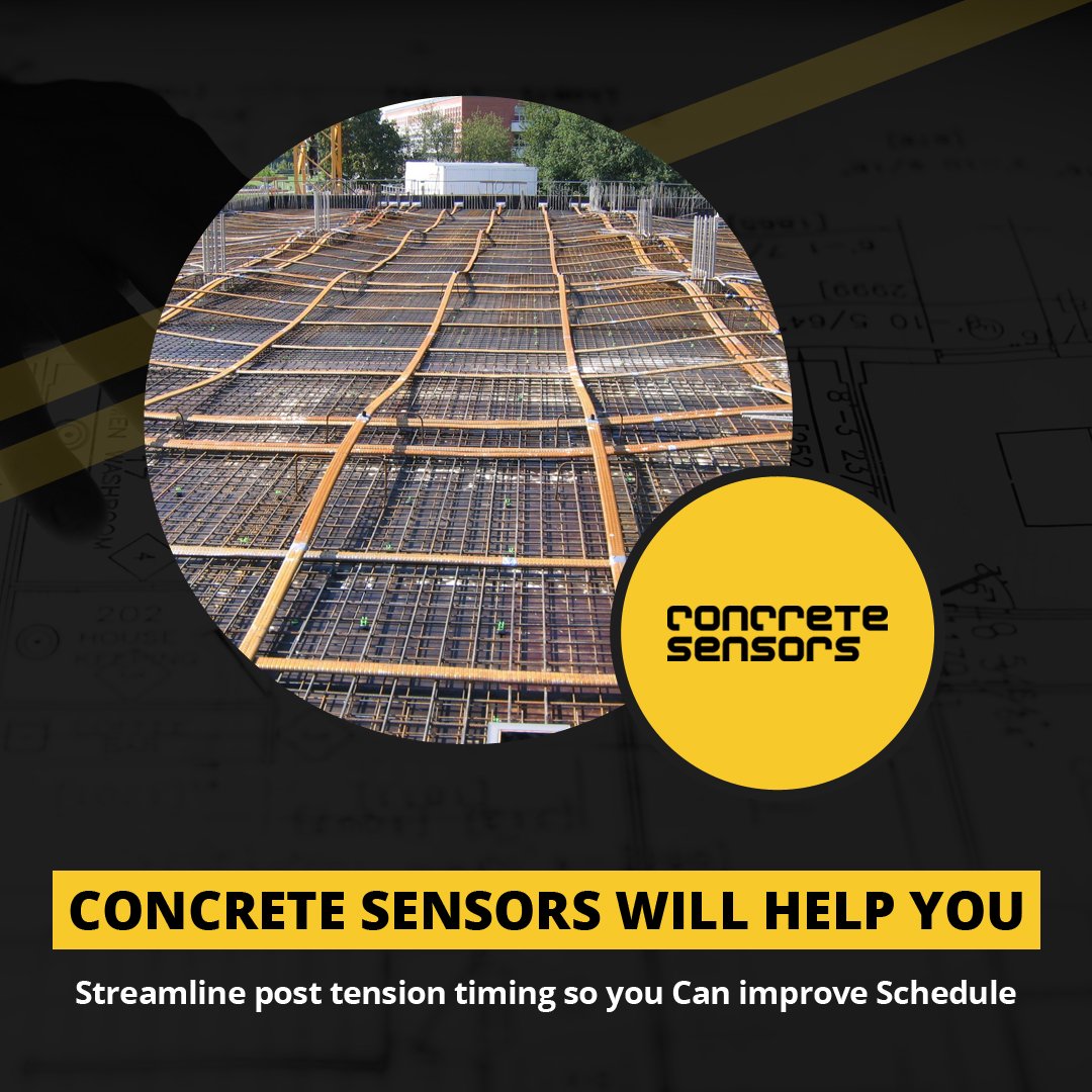 Concrete strength, temperature, relative humidity monitoring