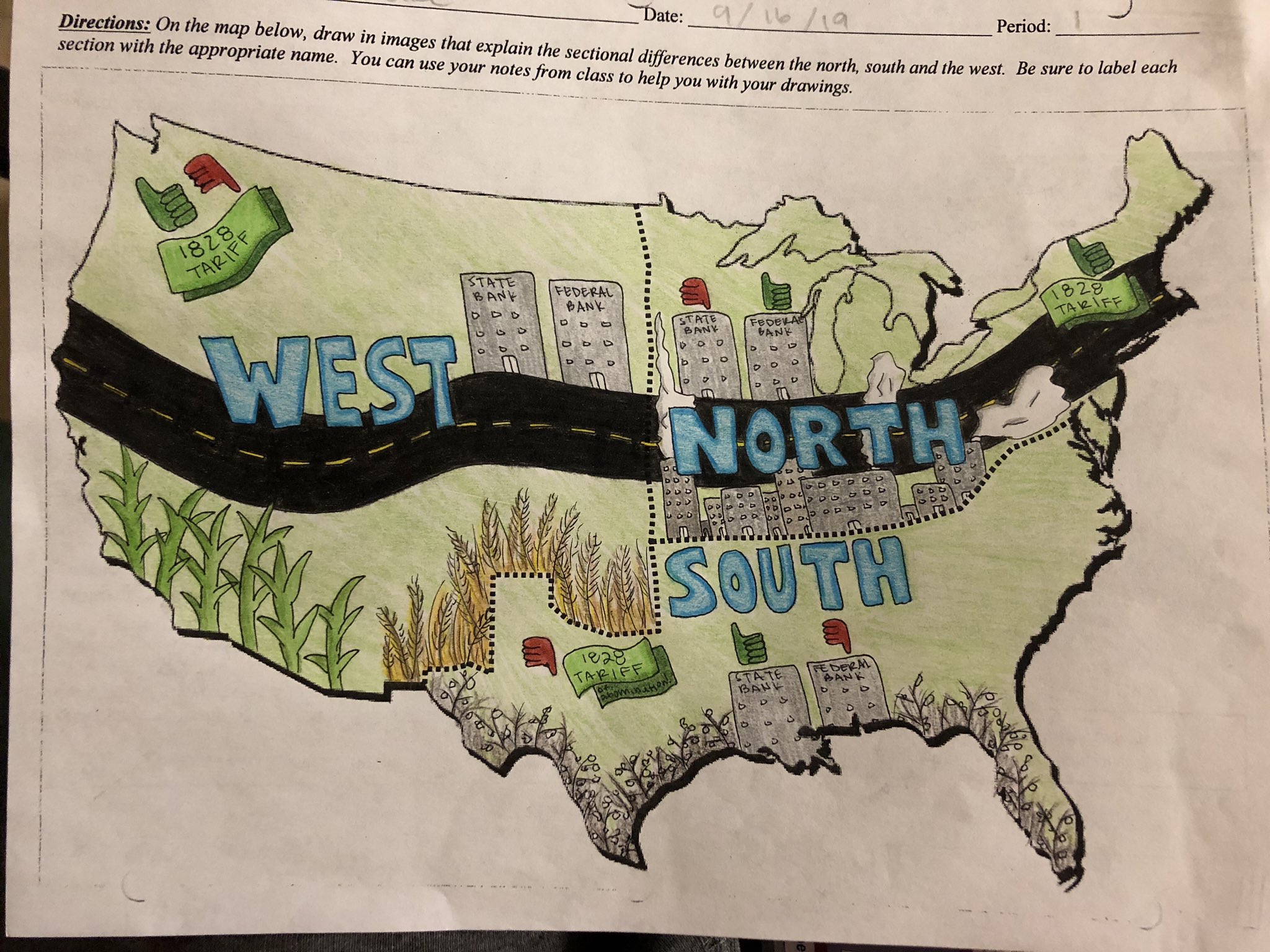 Sectionalism North And South