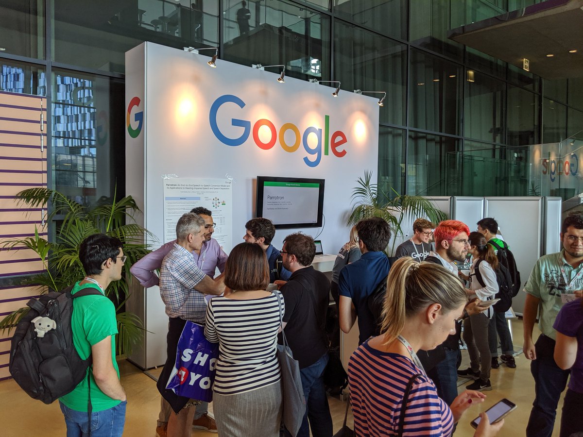 Visit the #Interspeech2019 Google booth at 3:30pm today for another ...