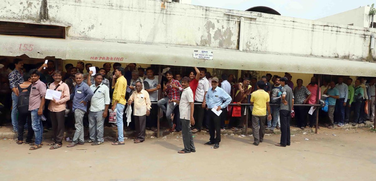 RTO across Gujarat to remain open on Sunday due to heavy rush and long ...