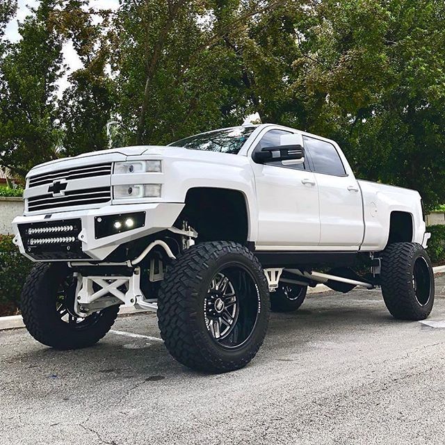 Lifted Duramax White