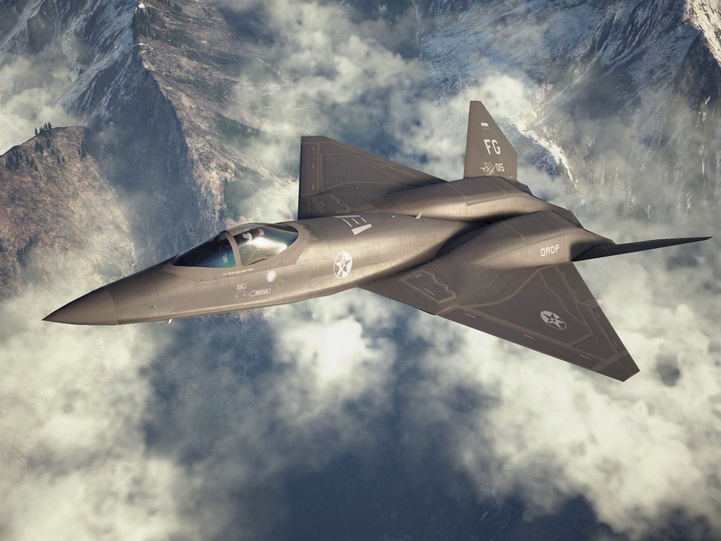 Ostrich on Twitter: "YF-23A Mass Production Type for #AC7. Complete campaign-kit that replaces ...