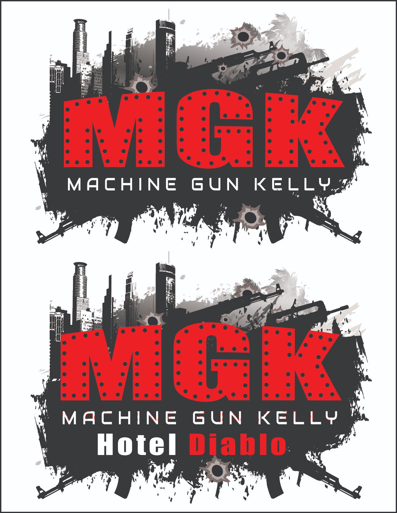 Mgk Logo Mgk Abstract Technology Logo Design On Black Vector Image