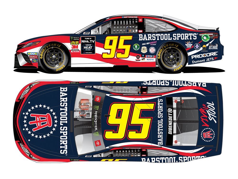 Matt D Barstool Diecast now available : r/NASCAR