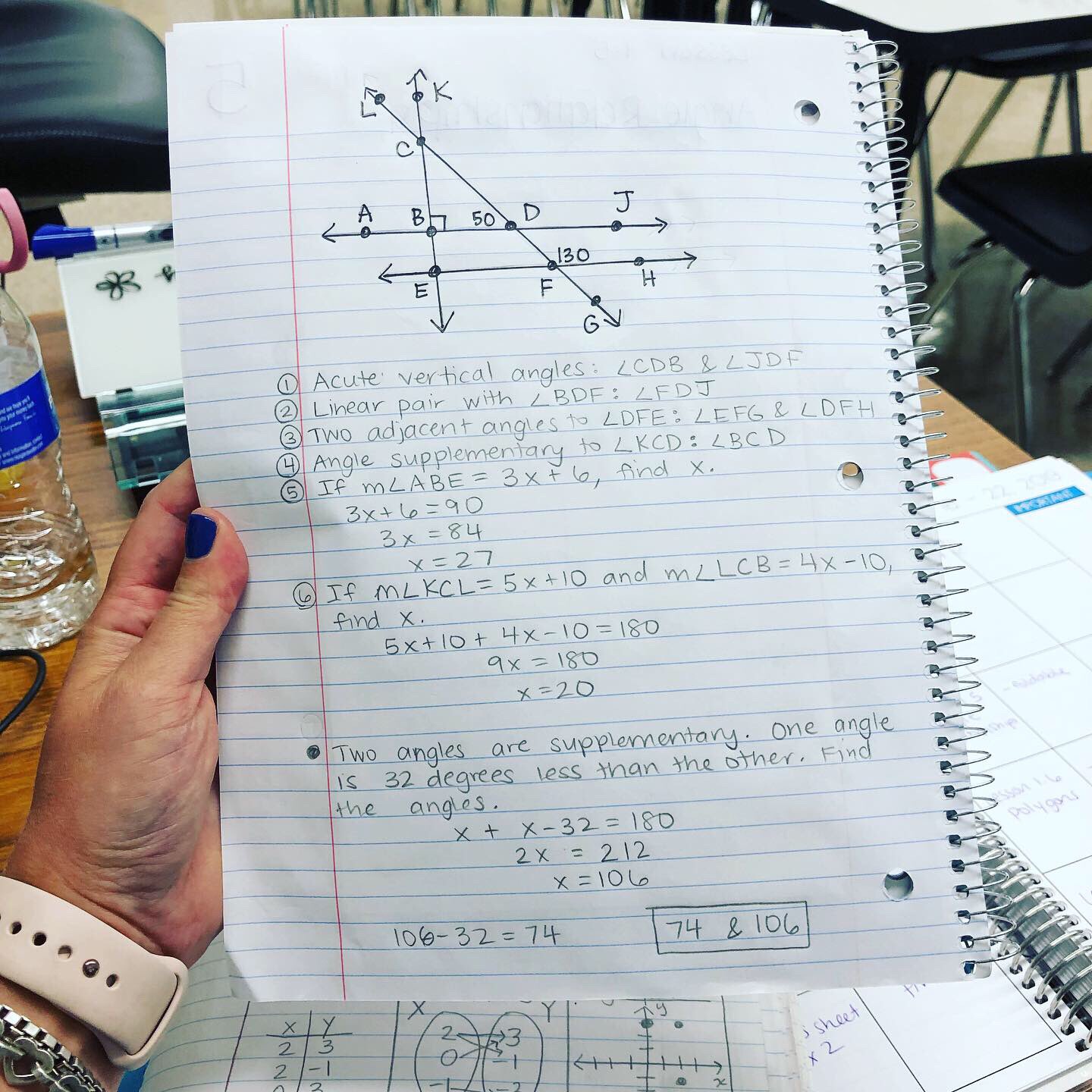 Mrs. y=akubov 💜 ️ on Twitter: "Geometry: Angle relationships foldable ...