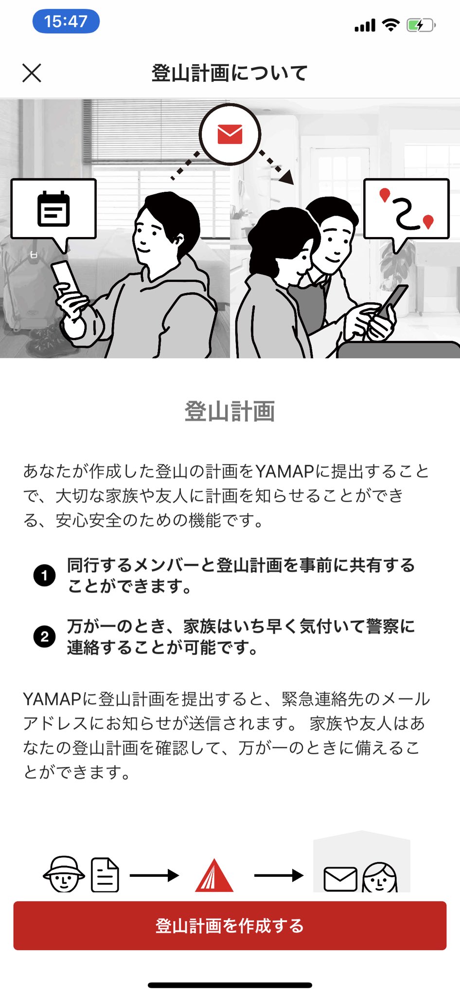Go Ando / PREDUCTS / THE GUILD on Twitter: "YAMAPの登山計画機能をリニューアルしました！ 登山計画を立てて仲間や家族と共有しやすくなりました ...