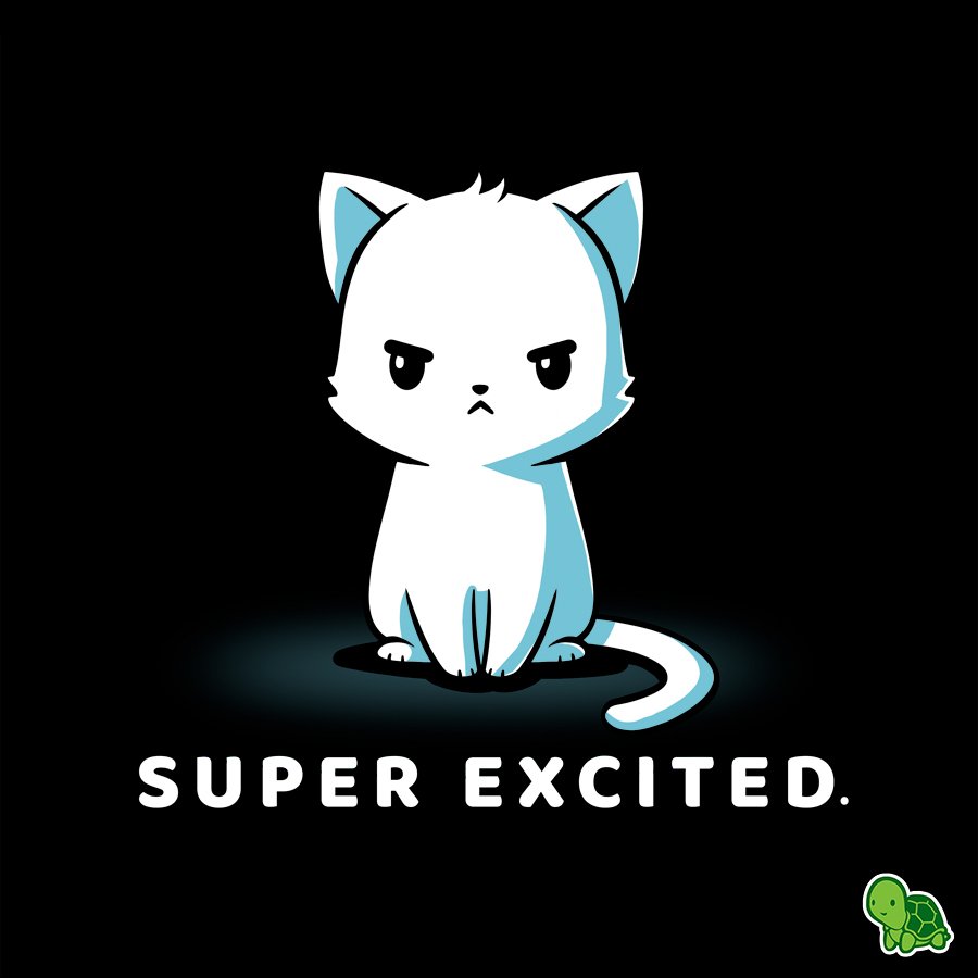 Super Excited Face Cat