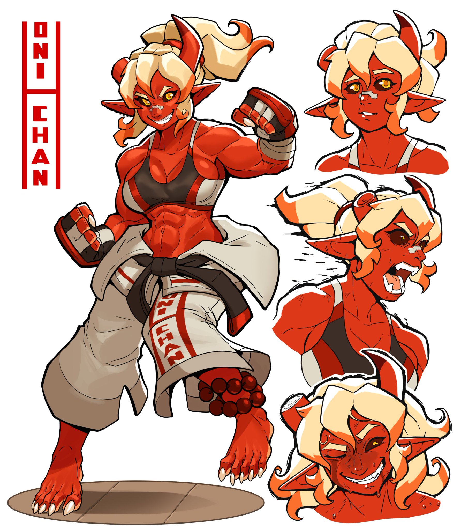 CeeHaz 👹 COMMISSIONS CLOSED on Twitter: "👹Yokai Fighter👹 Akyko the Oni https://t.co/TJNokcei2V ...