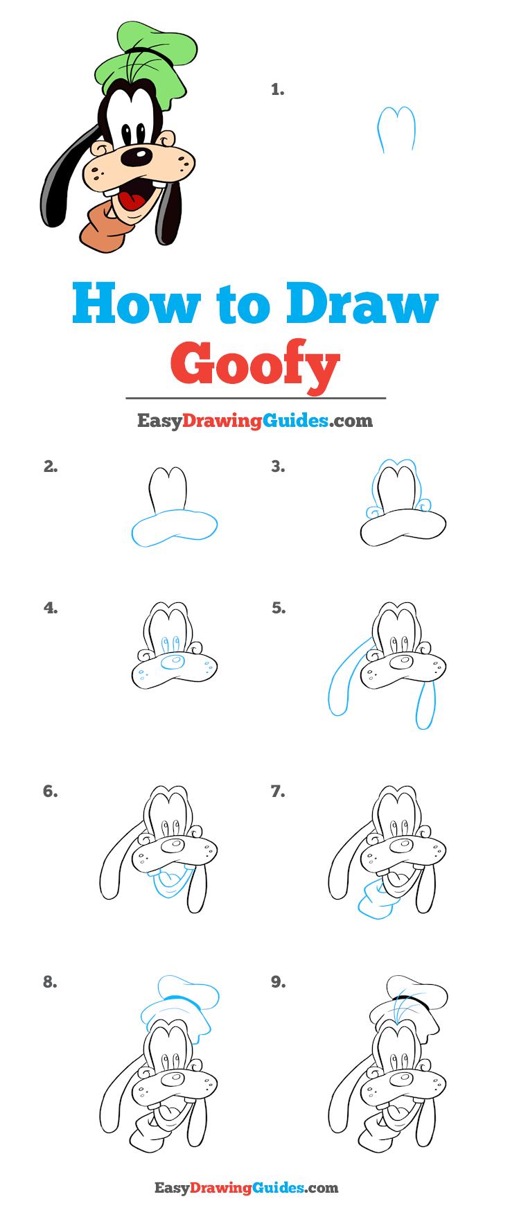 How To Draw Goofy