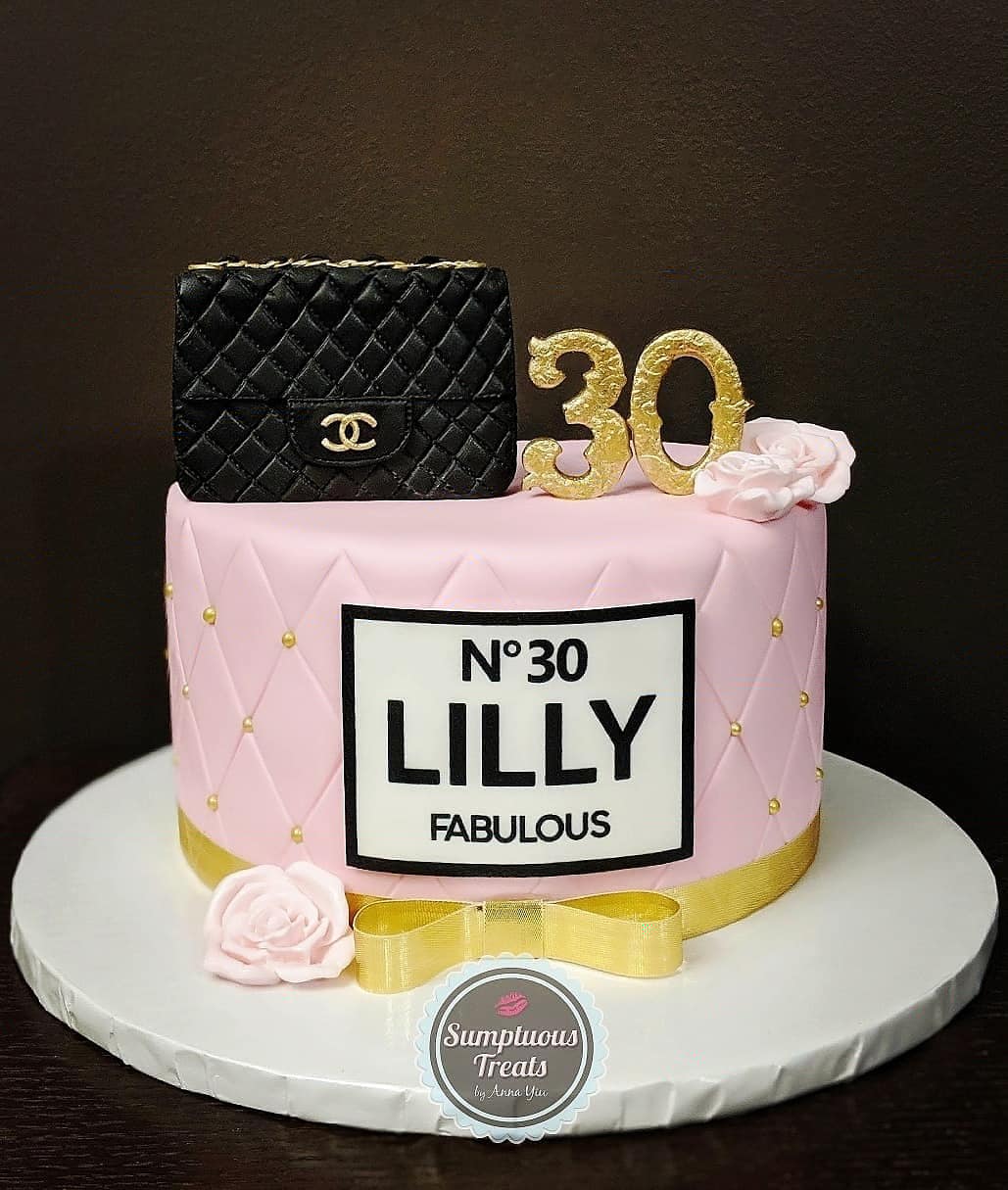 Chanel Inspired Cake