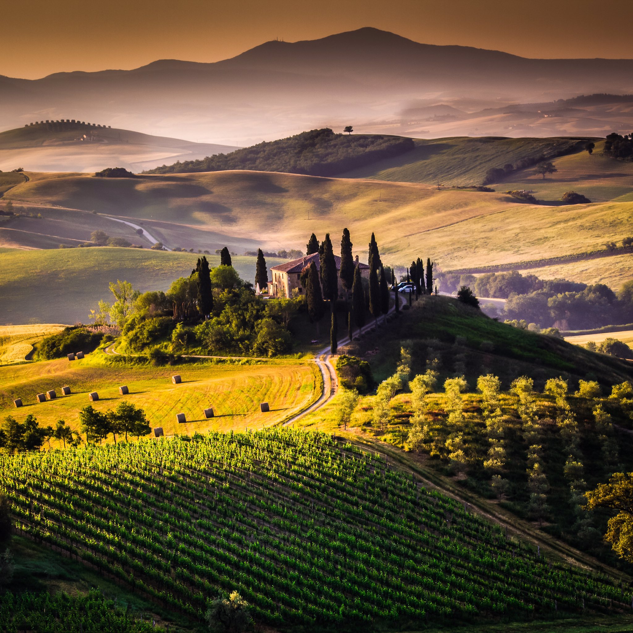 Italian Landscape Background