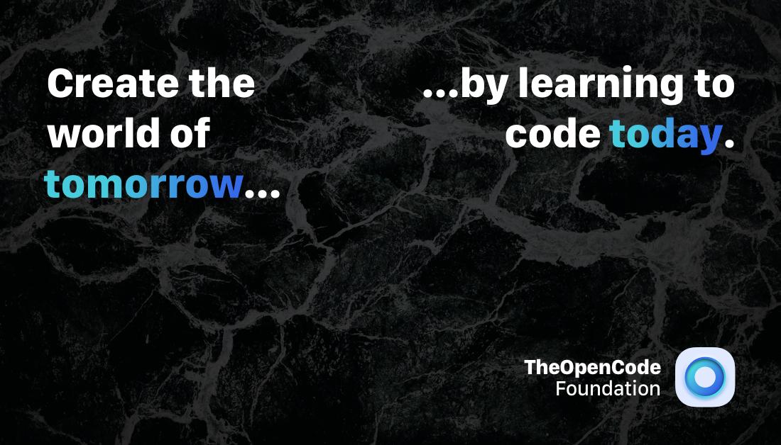 TheOpenCode Foundation on Twitter: "Computer science is the language of the future. We take out ...