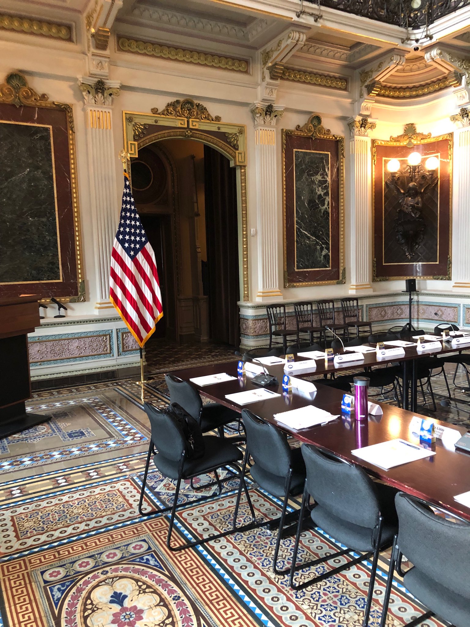 White House Treaty Room Interior