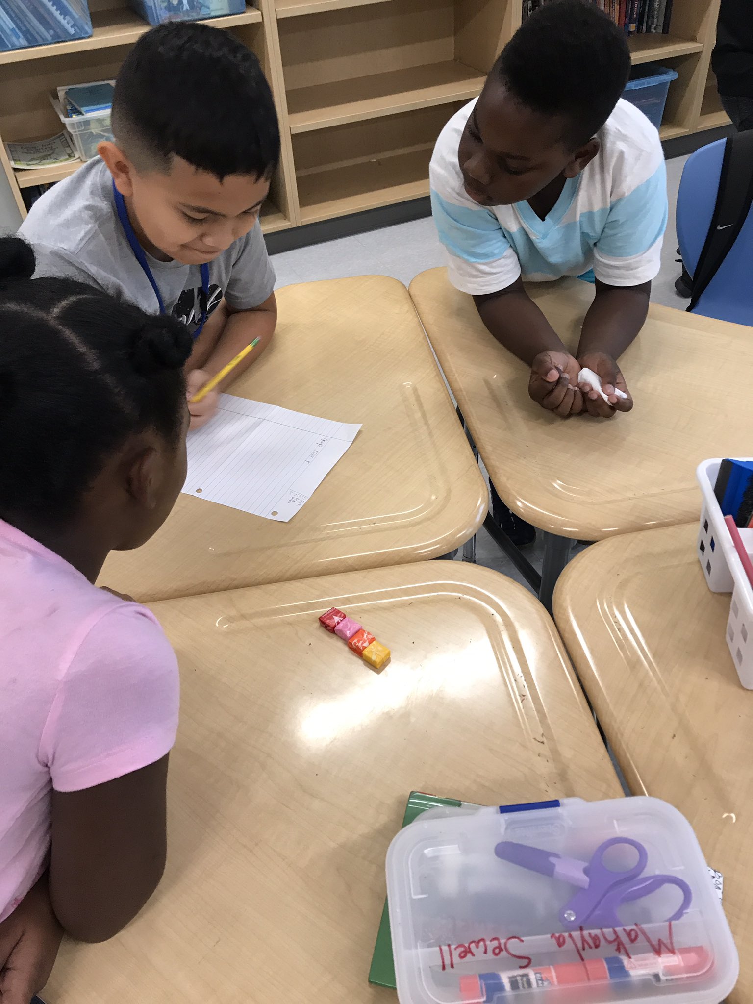 Mrs. Lundy's Class on Twitter: "4th grade Math - Hands-on learning with ...