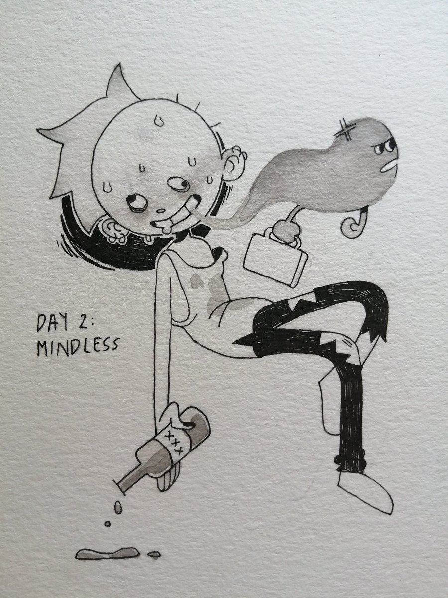 「day 2: mindless 」viki 🐿️ @ commissions open!の漫画
