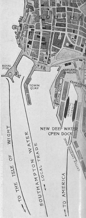 Southampton Dock Map