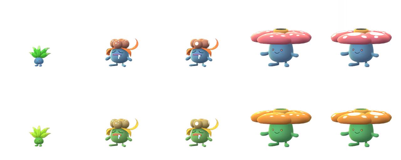 Shiny Oddish Evolution