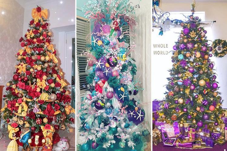 The most magical Disney-themed Christmas trees, from The Little Mermaid ...